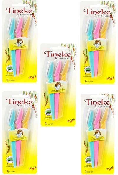 Tineke 3'lü Kaş Usturası 5 Paket