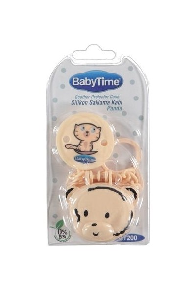 Baby Time BT200 Silikon Saklama Kabı - Krem