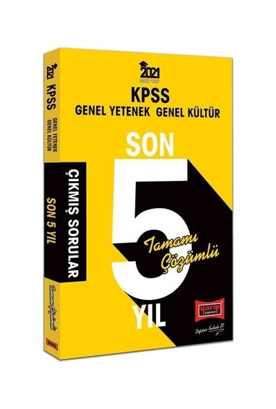 Yargı Yayınları 2021 KPSS Genel Yetenek Genel Kültür Son 5 Yıl Tamamı Çözümlü Çıkmış Soruları Yargı Yayınları 2021 KPSS Genel Yetenek Genel Kültür Son 5 Yıl Tamamı Çözümlü Çıkmış Soruları