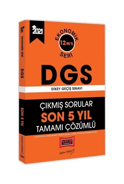 Yargı Yayınları 2021 DGS Son 5 Yıl Tamamı Çözümlü Çıkmış Sorular Ekonomik Seri Yargı Yayınları 2021 DGS Son 5 Yıl Tamamı Çözümlü Çıkmış Sorular Ekonomik Seri