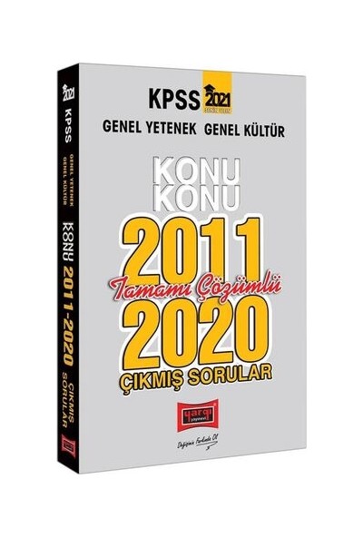 Yargı Yayınları 2021 KPSS Genel Yetenek Genel Kültür Konu Konu Tamamı Çözümlü Çıkmış Sorular(2011-2020) Yargı Yayınları 2021 KPSS Genel Yetenek Genel Kültür Konu Konu Tamamı Çözümlü Çıkmış Sorular(2011-2020)