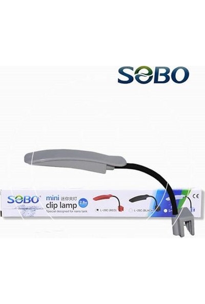 Sobo Mini Akvaryum Lambası LED L-28C 2.8W Siyah Sobo Mini Akvaryum Lambası LED L-28C 2.8W Siyah