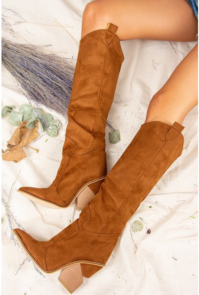 Fox Shoes Taba Kadın Çizme J372537202