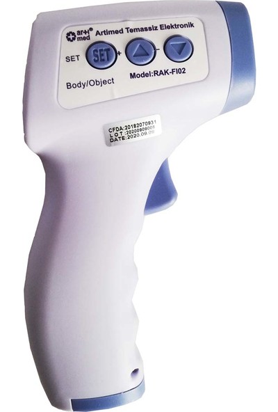 Artımed Temassız Elektronik Infrared Ateş Ölçer Artımed Temassız Elektronik Infrared Ateş Ölçer