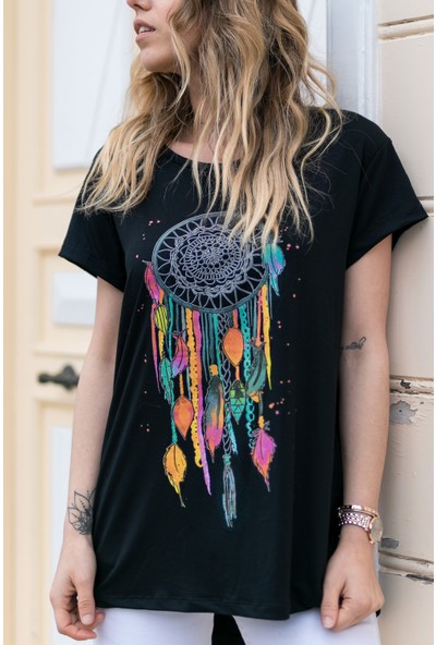 Xhan Baskılı Salaş Bluz 0YXK1-43347-02