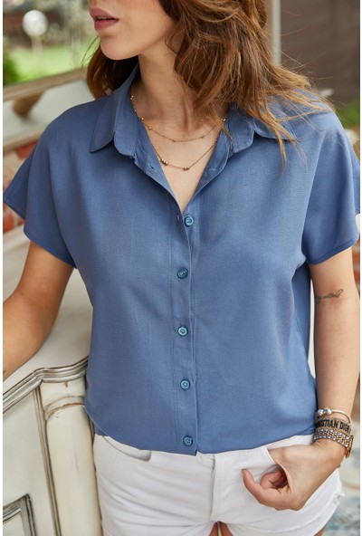 Xhan Kısa Kol Gömlek 0YXK2-43492-27