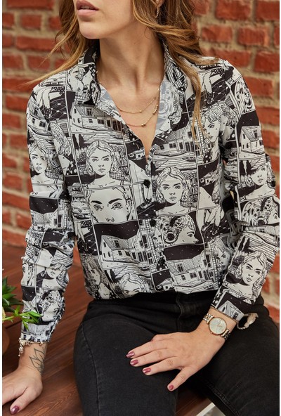 Xhan Baskılı Gömlek 9YXK2-41778-02