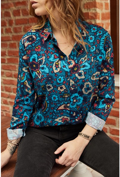 Xhan Desenli Gömlek 9YXK2-41974-12