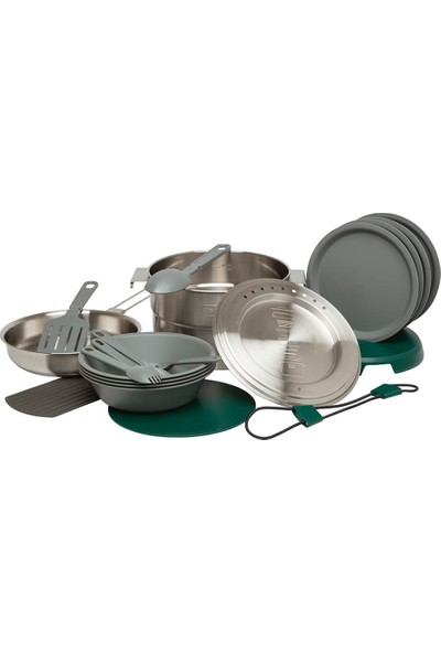 Stanley Adventure Çelik Kamp Pişirme Seti (21 Parça Set) 3.5 LT Stanley Adventure Çelik Kamp Pişirme Seti (21 Parça Set) 3.5 LT