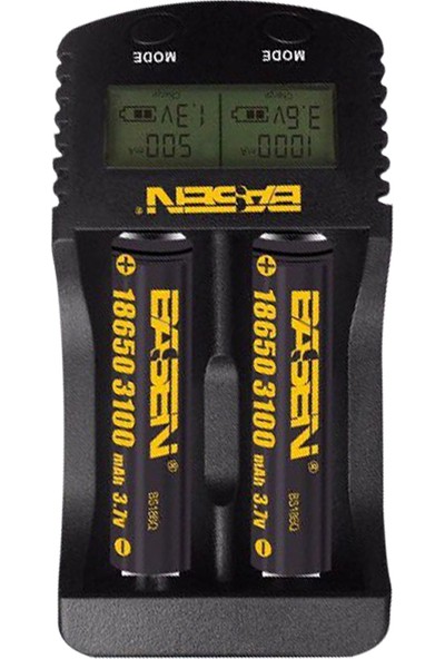 Basen Bs4-2 Çift Port Dijital Pil Şarj Aleti