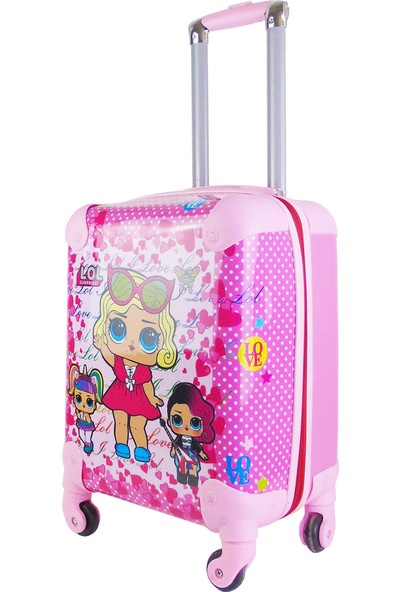 Laguna Lol 4 Tekerlekli Candy Girl Love Çocuk Valizi Laguna Lol 4 Tekerlekli Candy Girl Love Çocuk Valizi