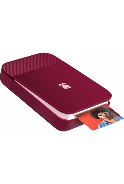 Kodak Smile Anında Dijital Yazıcı-Kırmızı