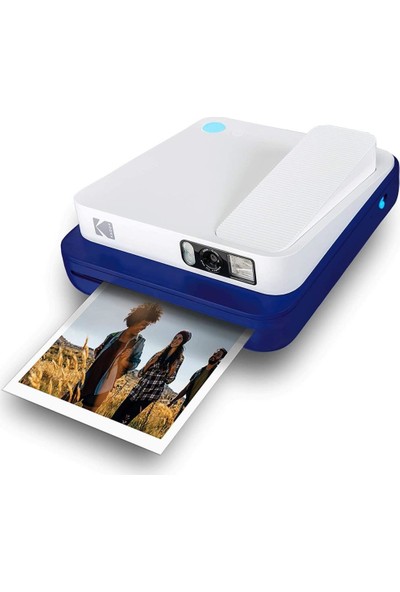 Kodak Smile Bluetooth ile Klasik Dijital Anında Kamera (Mavi) Kodak Smile Bluetooth ile Klasik Dijital Anında Kamera (Mavi)