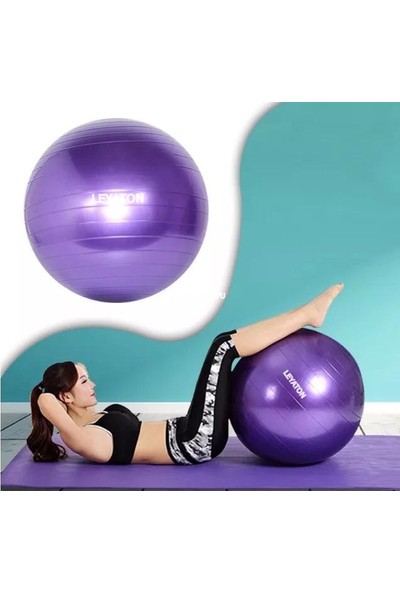 Leyaton Pilates Topu Pompa Hediyeli 75 cm