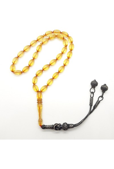 Kehribar Atölyesi 2'li 1000 Ayar Gümüş Püskülle Kombinli Ateş Kehribar Tesbih Kehribar Atölyesi 2'li 1000 Ayar Gümüş Püskülle Kombinli Ateş Kehribar Tesbih