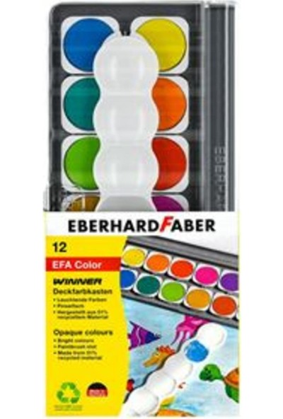 Eberhard Faber Sulu Boya Opak 12 Renk 578312 Eberhard Faber Eberhard Faber Sulu Boya Opak 12 Renk 578312 Eberhard Faber