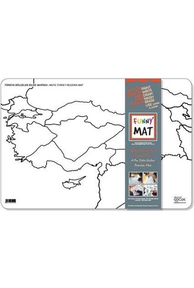 Funny Mat Türkiye Bölgeler Dilsiz Harita Funny Mat Türkiye Bölgeler Dilsiz Harita