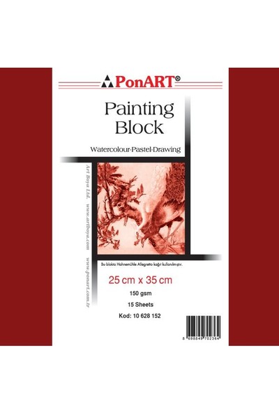 Ponart Resim Defteri Sulu Boya 150 gr 25 x 35 cm Ponart Resim Defteri Sulu Boya 150 gr 25 x 35 cm
