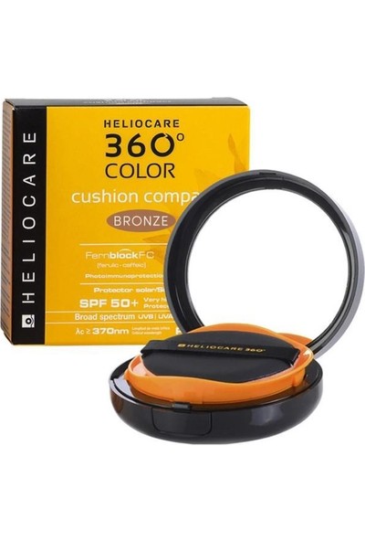 Heliocare 360 Color Kompakt Fondöten SPF50+ Bronze 15 gr Heliocare 360 Color Kompakt Fondöten SPF50+ Bronze 15 gr