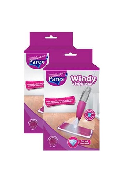 Parex Windy Mikrofiber Yedek Mop 2'li