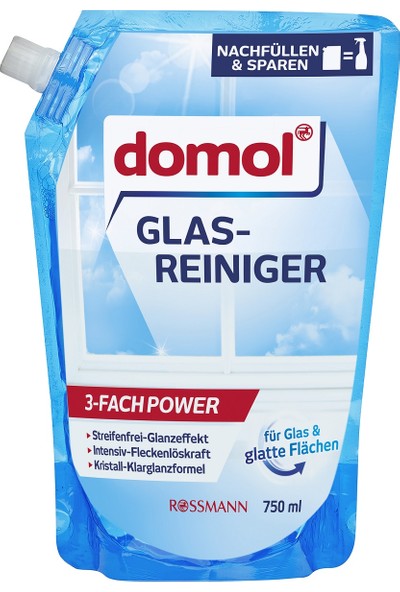 Domol Yüzey Temizleyici Cam Yedek Ambalaj 750 ml