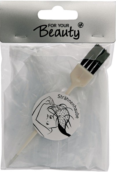 For Your Beauty Saç Boyama Fırçası Fırça ve Bone