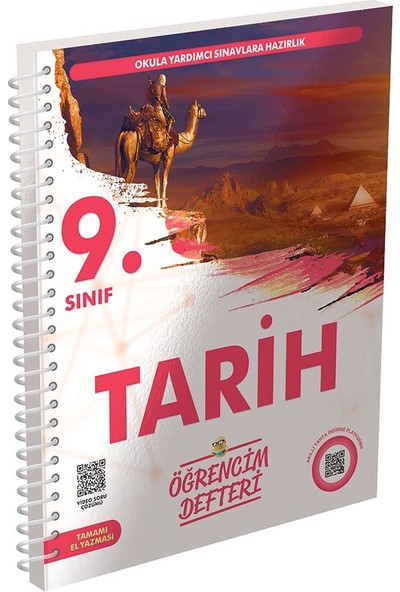 Murat Yayınları Yayınları 9.Sınıf Tarih Öğrencim Defteri