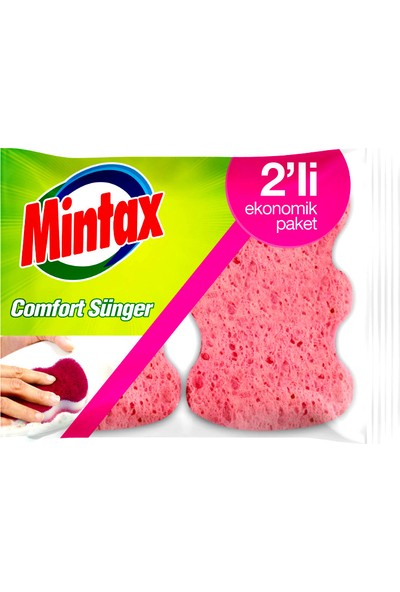 Mintax Comfort Sünger Oluklu 2'li Mintax Comfort Sünger Oluklu 2'li