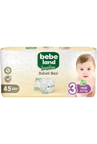 Bebeland Bebek Bezi Midi 45 Adet Bebeland Bebek Bezi Midi 45 Adet