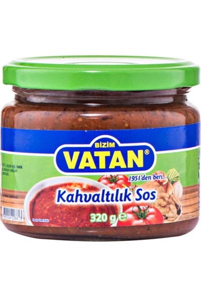 Bizim Vatan Kahvaltılık Sos 320 gr