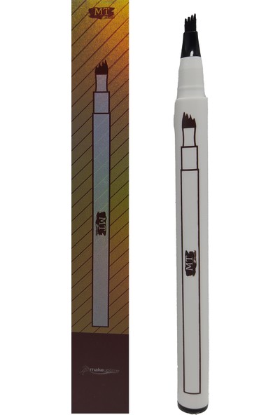 Mt Suya Dayanıklı Kaş Kalemi - Kaş Dövmesi Siyah 01