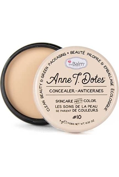 The Balm Anne T. Dotes Concealer #10 Krem Kapatıcı 9G