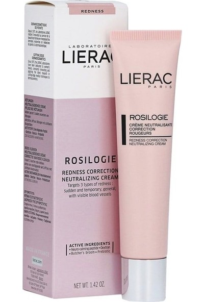 Lierac Rosilogie Crème Neutralizante Correction Rougeurs 40 ml Kızarıklık Karşıtı Krem