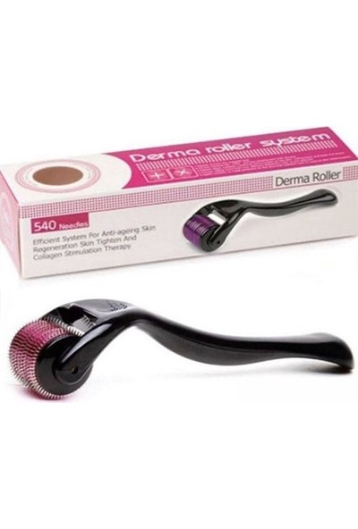 Dermoroller Siyah 540 Çelik İğneli 0.5Mm Dermoroller Siyah 540 Çelik İğneli 0.5Mm