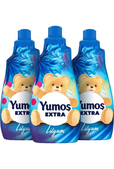 Yumoş Extra Yumuşatıcı Lilyum 60 Yıkama - 3'lü Paket Set. Yumoş Extra Yumuşatıcı Lilyum 60 Yıkama - 3'lü Paket Set.