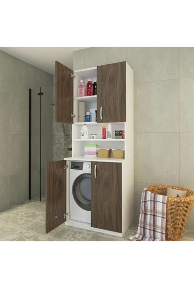 Ars Mobilya Çamaşır Makinesi Dolabı Banyo Dolabı