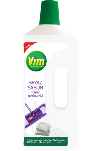Vim Beyaz Sabun Yüzey Temizleyici 1000 ml Vim Beyaz Sabun Yüzey Temizleyici 1000 ml