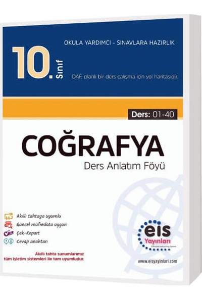 Eis Yayınları 10. Sınıf Coğrafya Ders Anlatım Föyü
