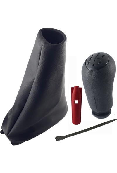 Vts Körük Dacıa Logan Sandero Vites Körüğü ve Vites Topuzu Siyah Topuz