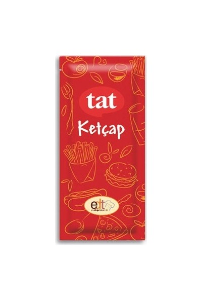 Tat Ketçap Tek Kullanımlık Pp 12 gr 500 Tat Ketçap Tek Kullanımlık Pp 12 gr 500