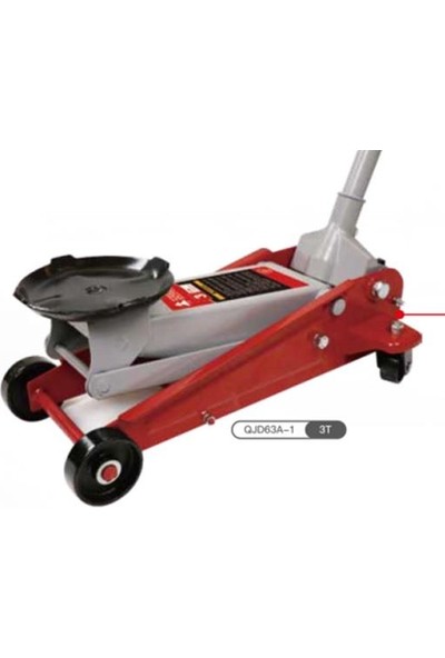 Jrs 3 Ton Arabalı Kriko Pedallı Jrs (135-495 Mm) QJD63A-1