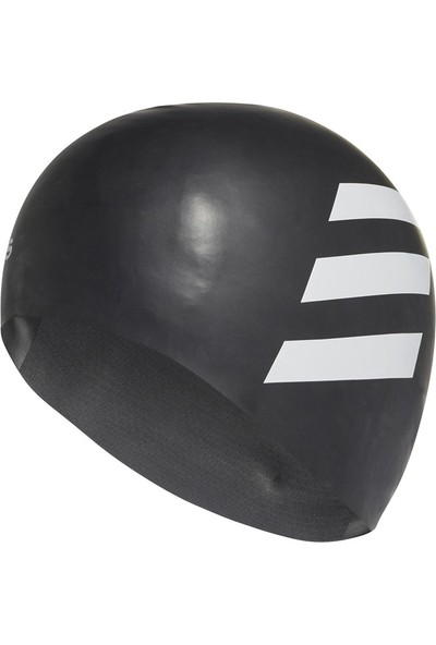 adidas 3-Stripes Swim Cap Bone