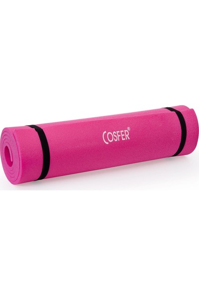 Cosfer 10 mm Pilates ve Yoga Minderi Pembe Cosfer 10 mm Pilates ve Yoga Minderi Pembe