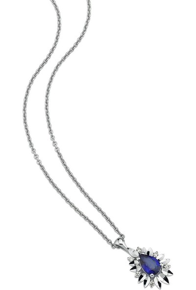 Bilezikci Favori Safir & Pırlanta Taşlı Altın Kolye