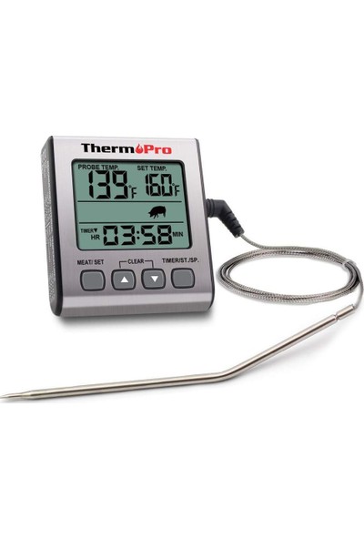 Thermo Pro Thermopro Dijital Problu Et Barbekü Gıda Termometresi Thermo Pro Thermopro Dijital Problu Et Barbekü Gıda Termometresi