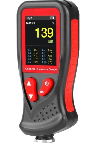 Benetech GT230 Renkli Ekran Boya Kaplama Kalınlık Ölçer Şarjlı