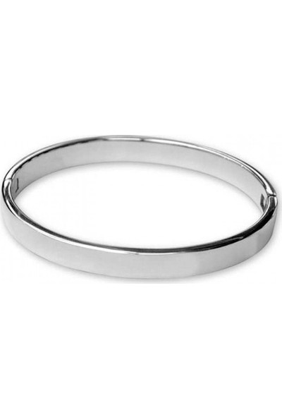 X-lady Accessories Düz Kartier Model Bileklik Gümüş Renk