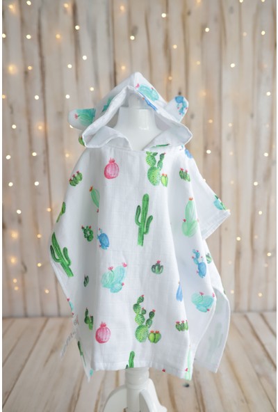 Mamma Via Baby Cactus Land Muslin Panço 60 x 68 cm Mamma Via Baby Cactus Land Muslin Panço 60 x 68 cm