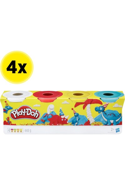 Hasbro Play-Doh 4'lü Hamur - 4 Adet Hasbro Play-Doh 4'lü Hamur - 4 Adet
