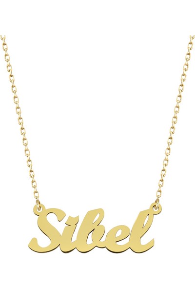 Dzg Silver Kişiye Özel Gümüş Isimli Kolye DN208B